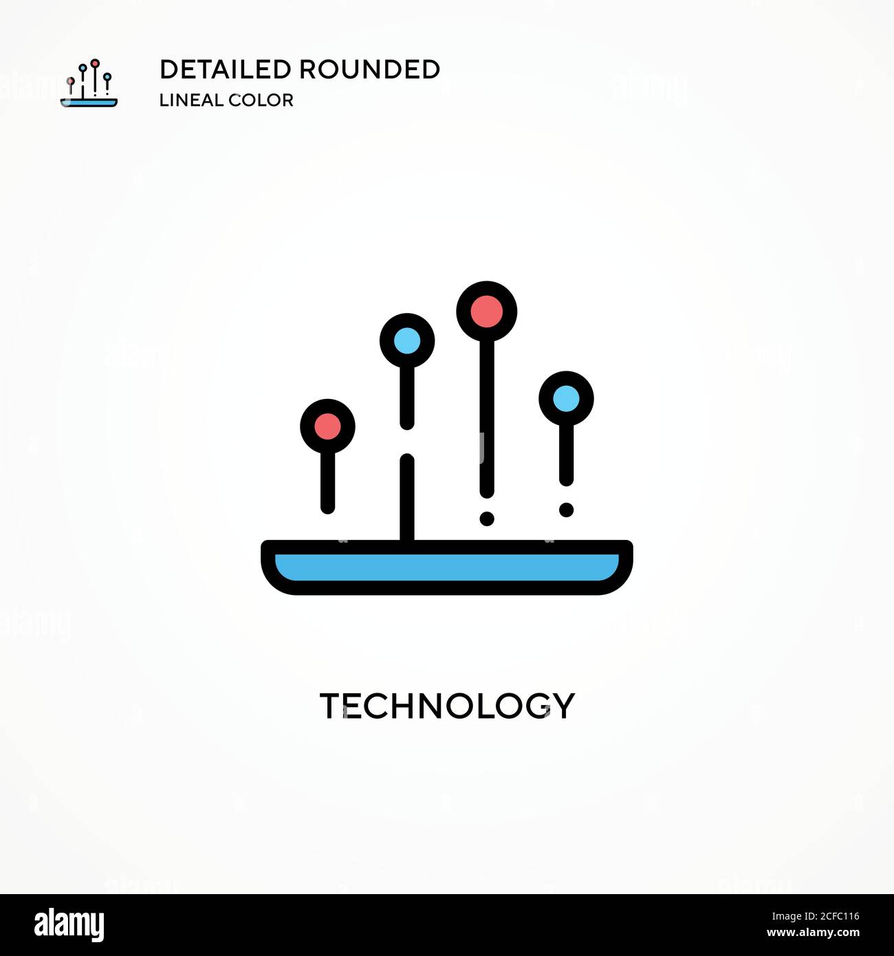 Technology vector icon. Modern vector illustration concepts. Easy to ...