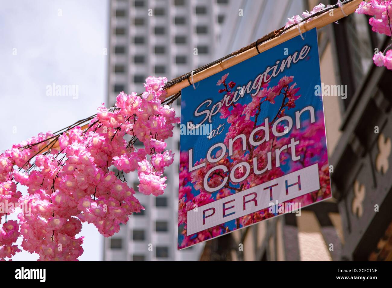 Perth, WA, Nov 2019: London Court (historic landmark, popular tourist ...