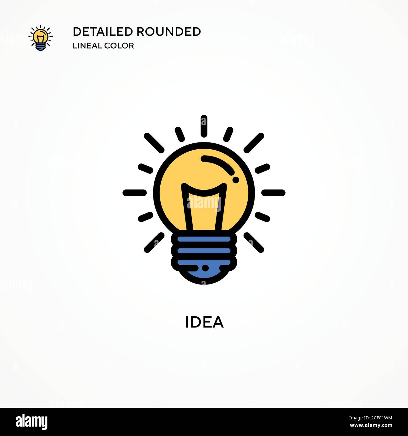 Idea vector icon. Modern vector illustration concepts. Easy to edit and ...
