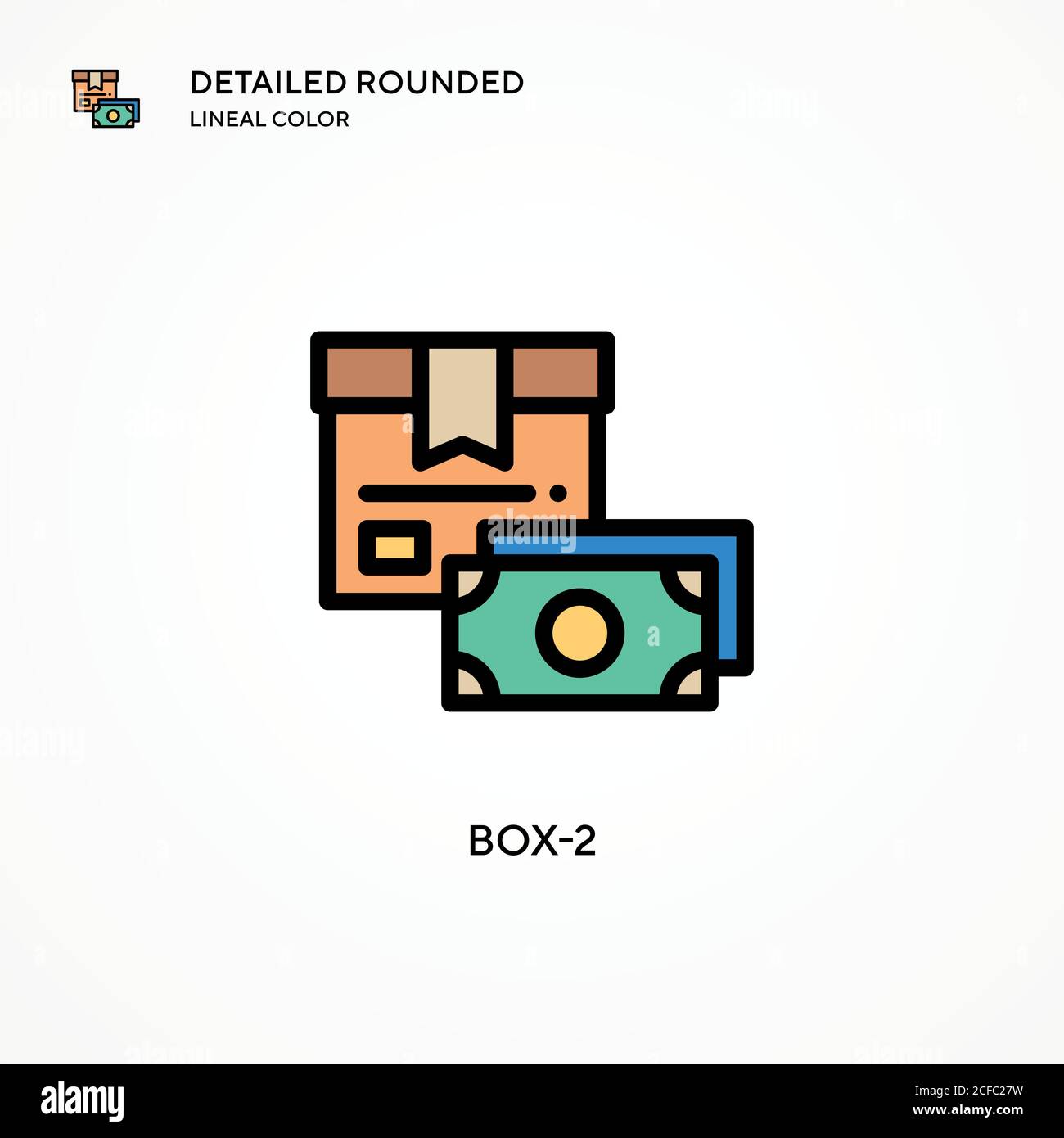 Box-2 vector icon. Modern vector illustration concepts. Easy to edit ...