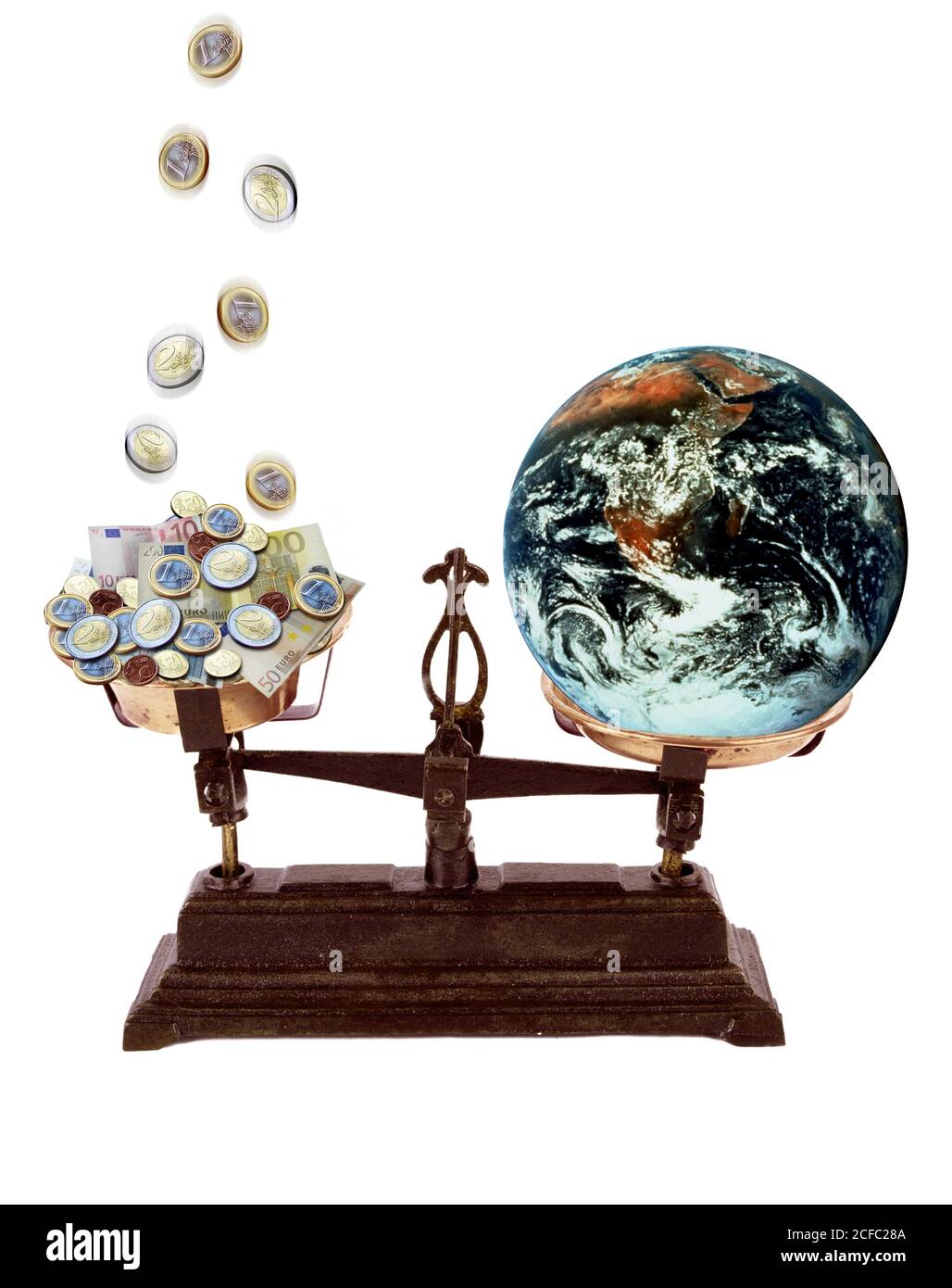 Earth balance scales hi-res stock photography and images - Alamy