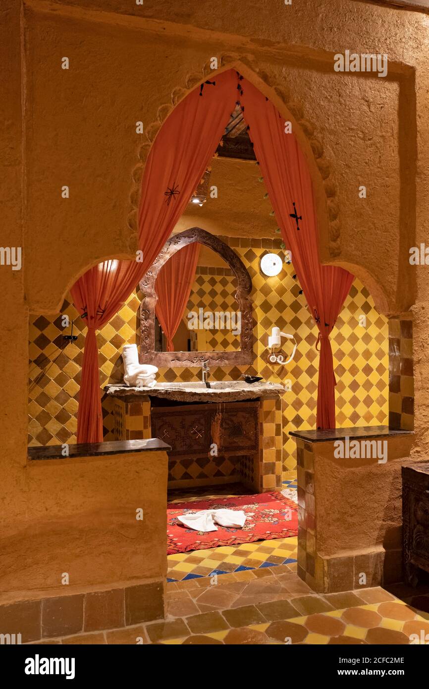 Moorish architecture, creative, guest room, Erfoud, Kasbah Hotel Xaluca ...
