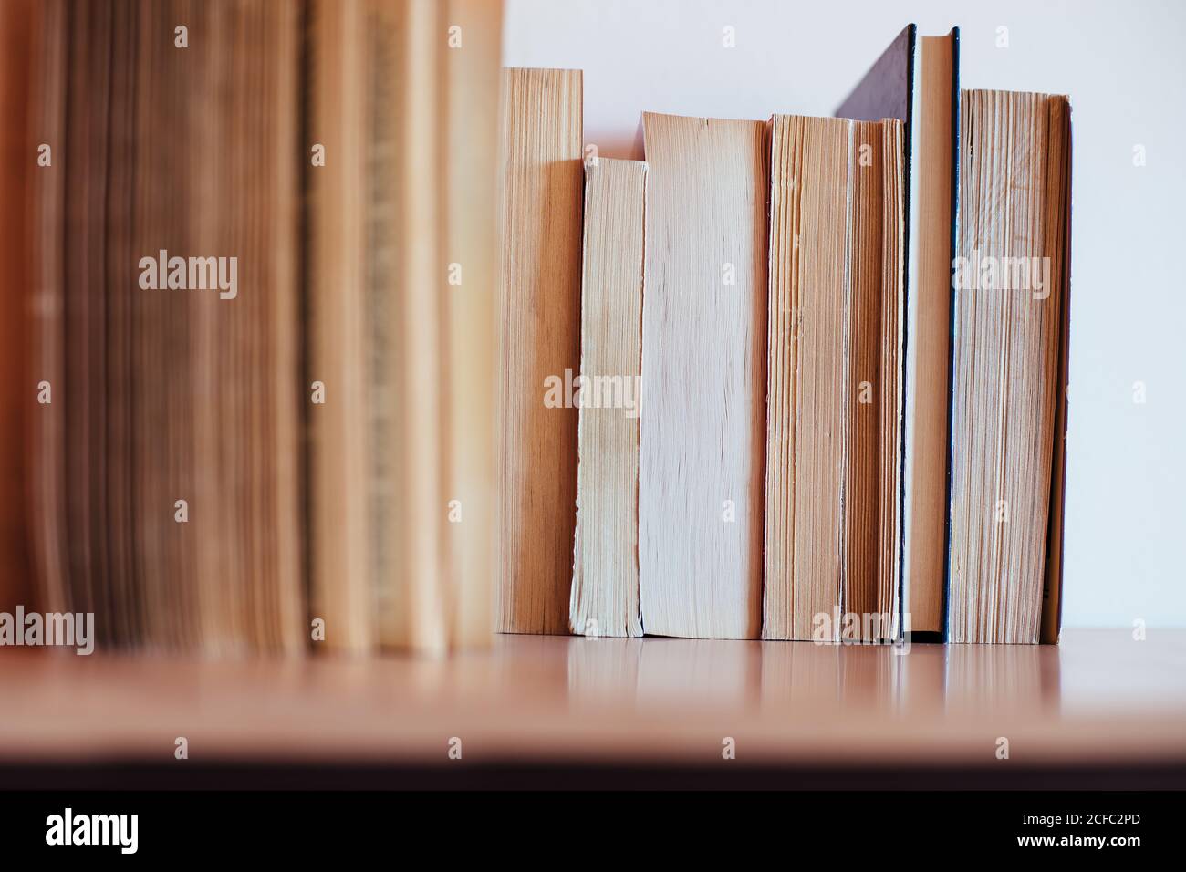 Stack Of Antique Books Stock Photo - Alamy