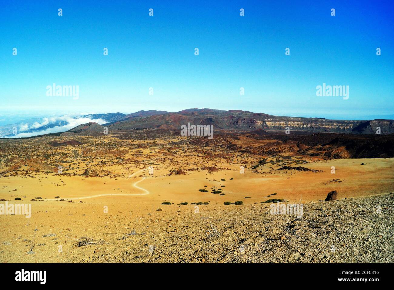 Volcano of Teide from above Stock Photo - Alamy