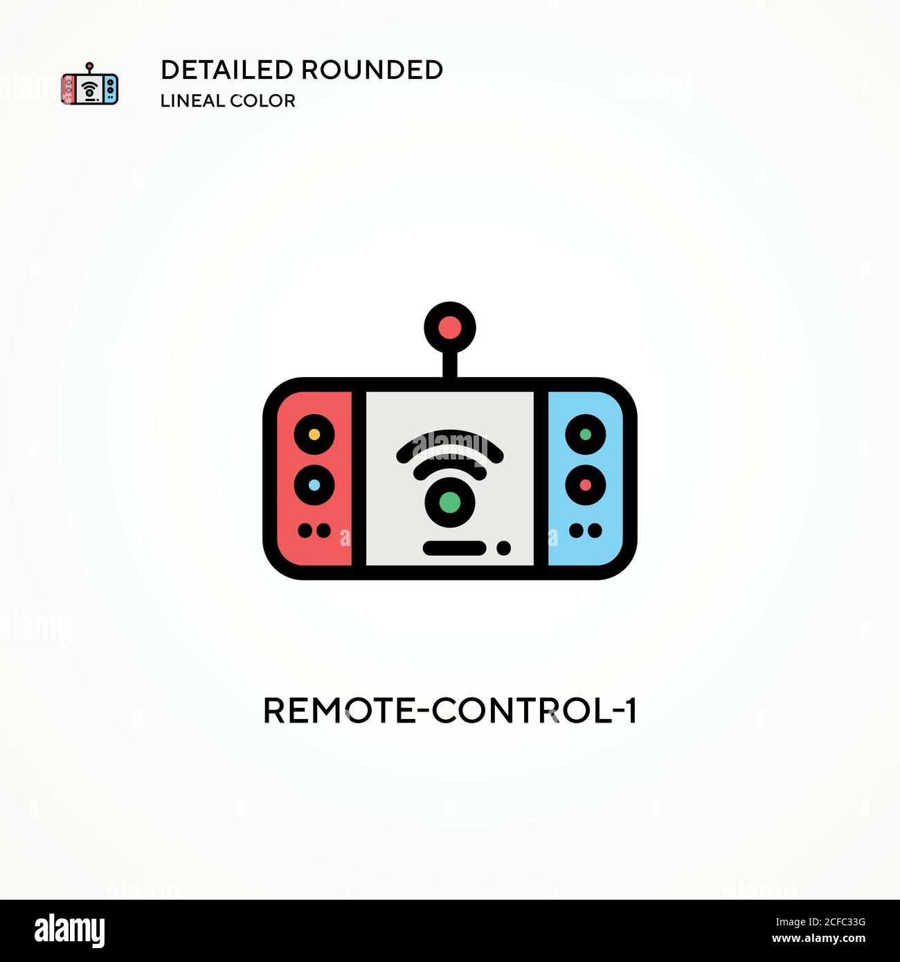 Remote-control-1 vector icon. Modern vector illustration concepts. Easy ...
