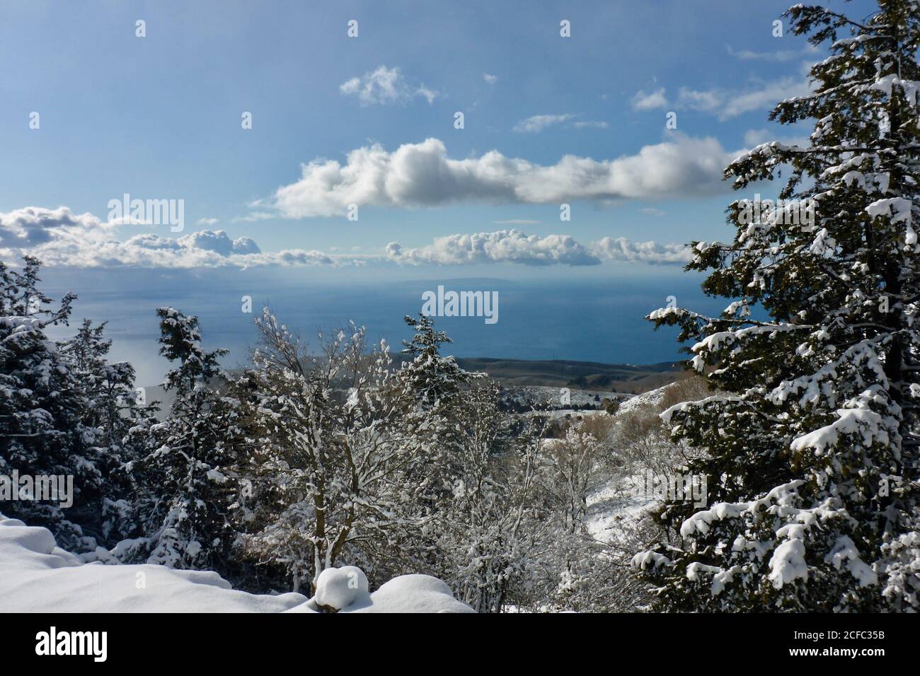 Crete, Greek Islands, Greece, Firn ski tours, Aegean Sea, the White ...