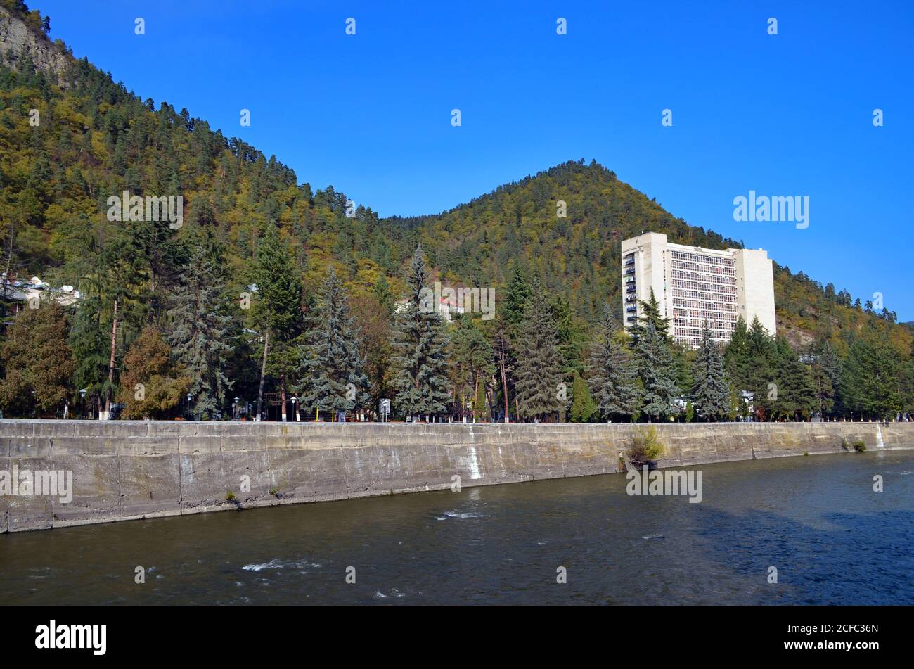Georgia Republic - Borjomi Likani River Stock Photo - Alamy