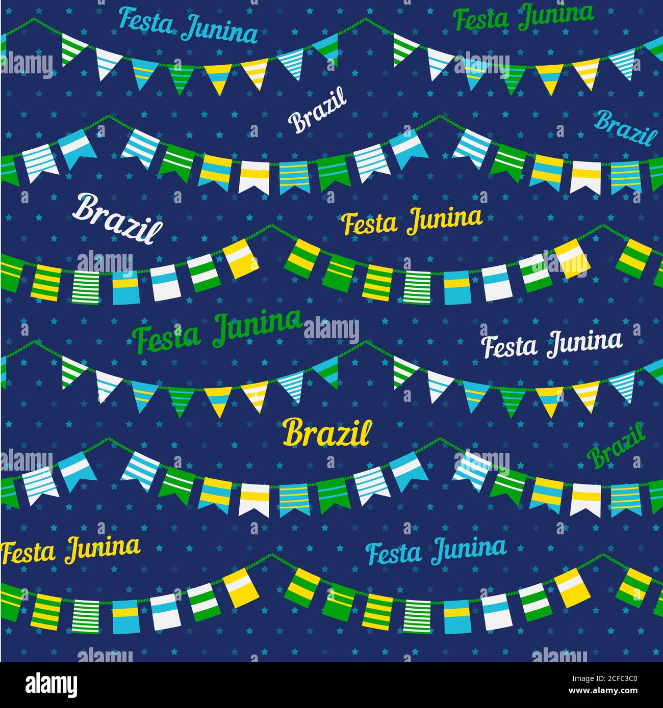 Festa Junina illustration - traditional Brazil june festival party ...