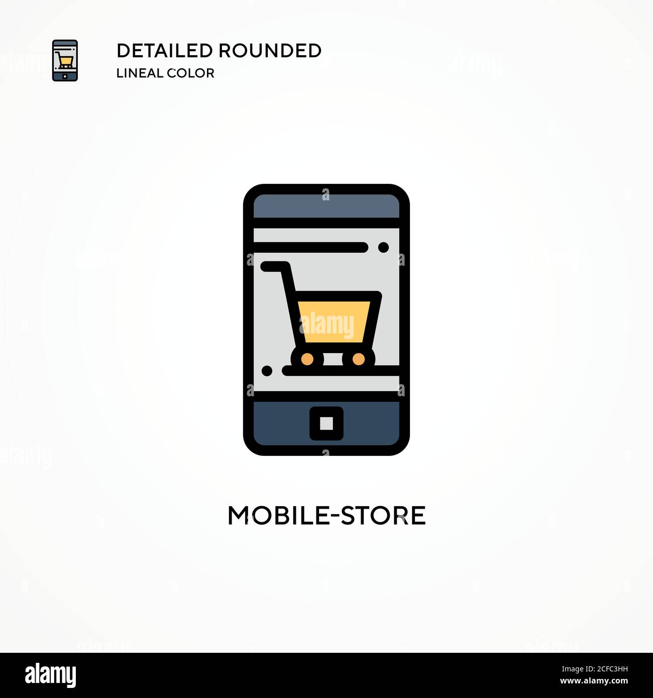 Mobile phone shop interior Stock Vector Images - Alamy