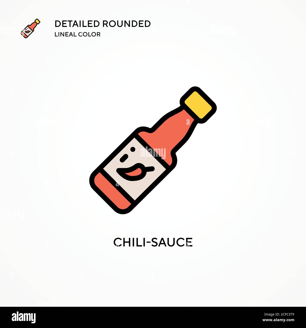 Chilli and thai basil sauce Stock Vector Images - Alamy