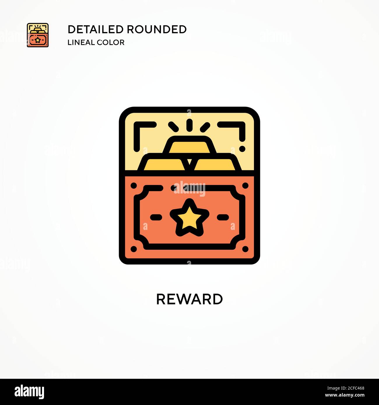 Reward vector icon. Modern vector illustration concepts. Easy to edit ...