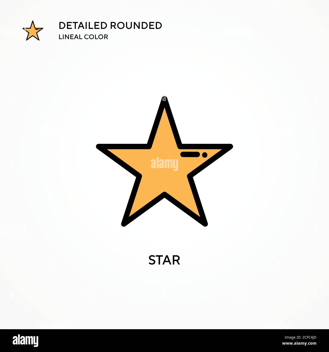 Star vector icon. Modern vector illustration concepts. Easy to edit and ...
