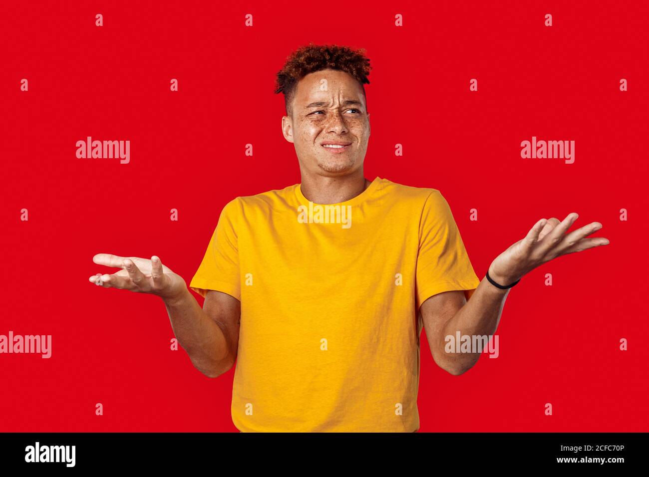 Confused model hi-res stock photography and images - Alamy