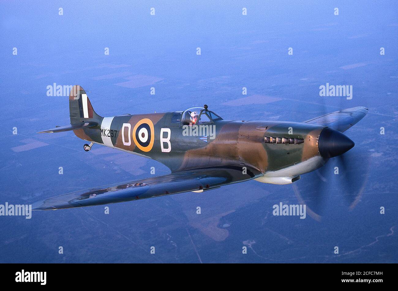WWII British Supermarine Spitfire fighter Stock Photo - Alamy