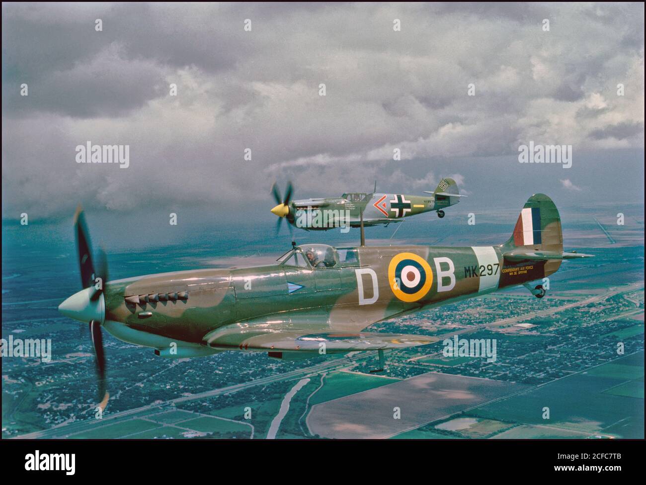 German Luftwaffe WWII Messerschmitt Me-109 Fighter Stock Photo - Alamy