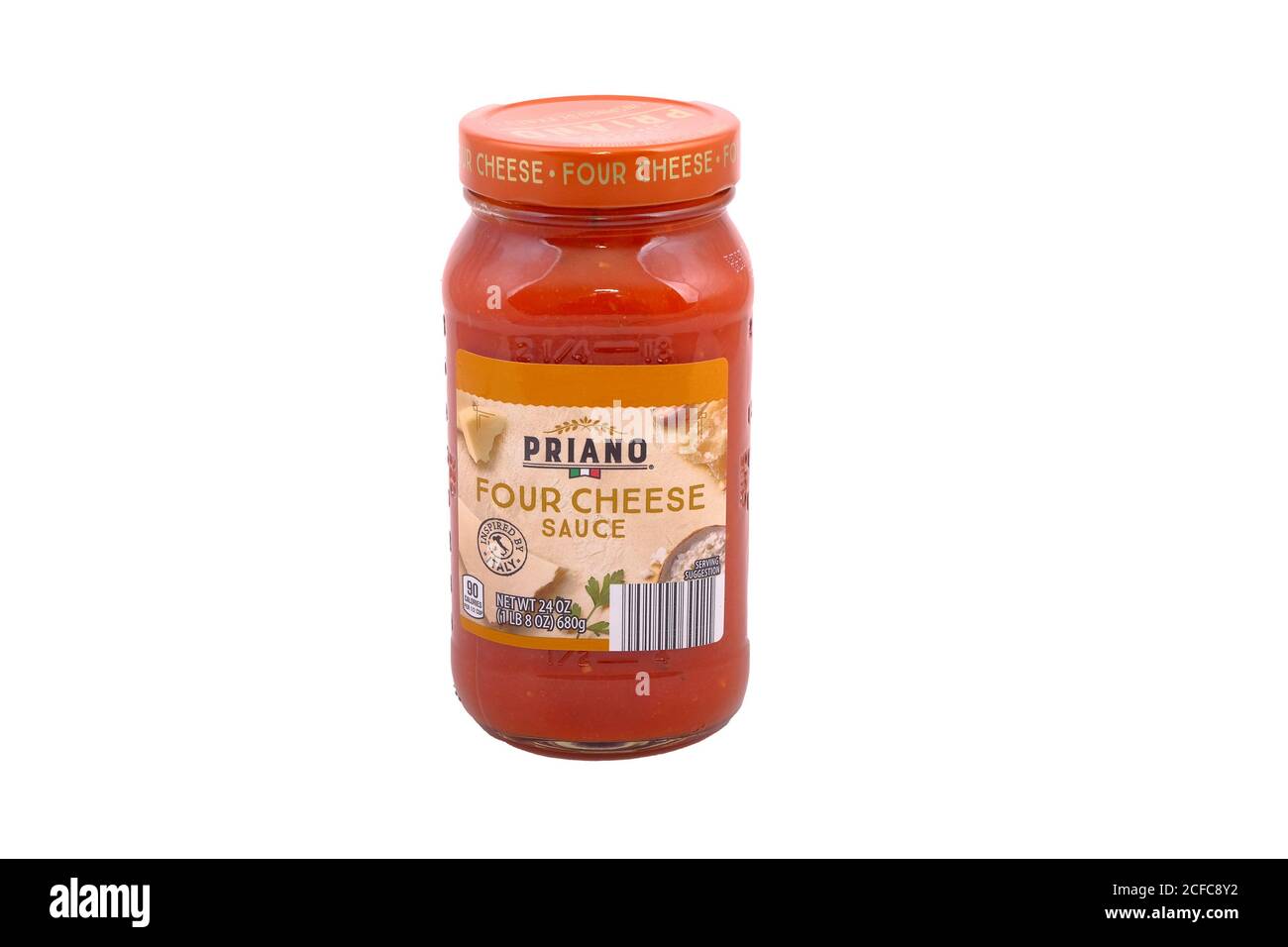 Priano Four Cheese Sauce Stock Photo - Alamy