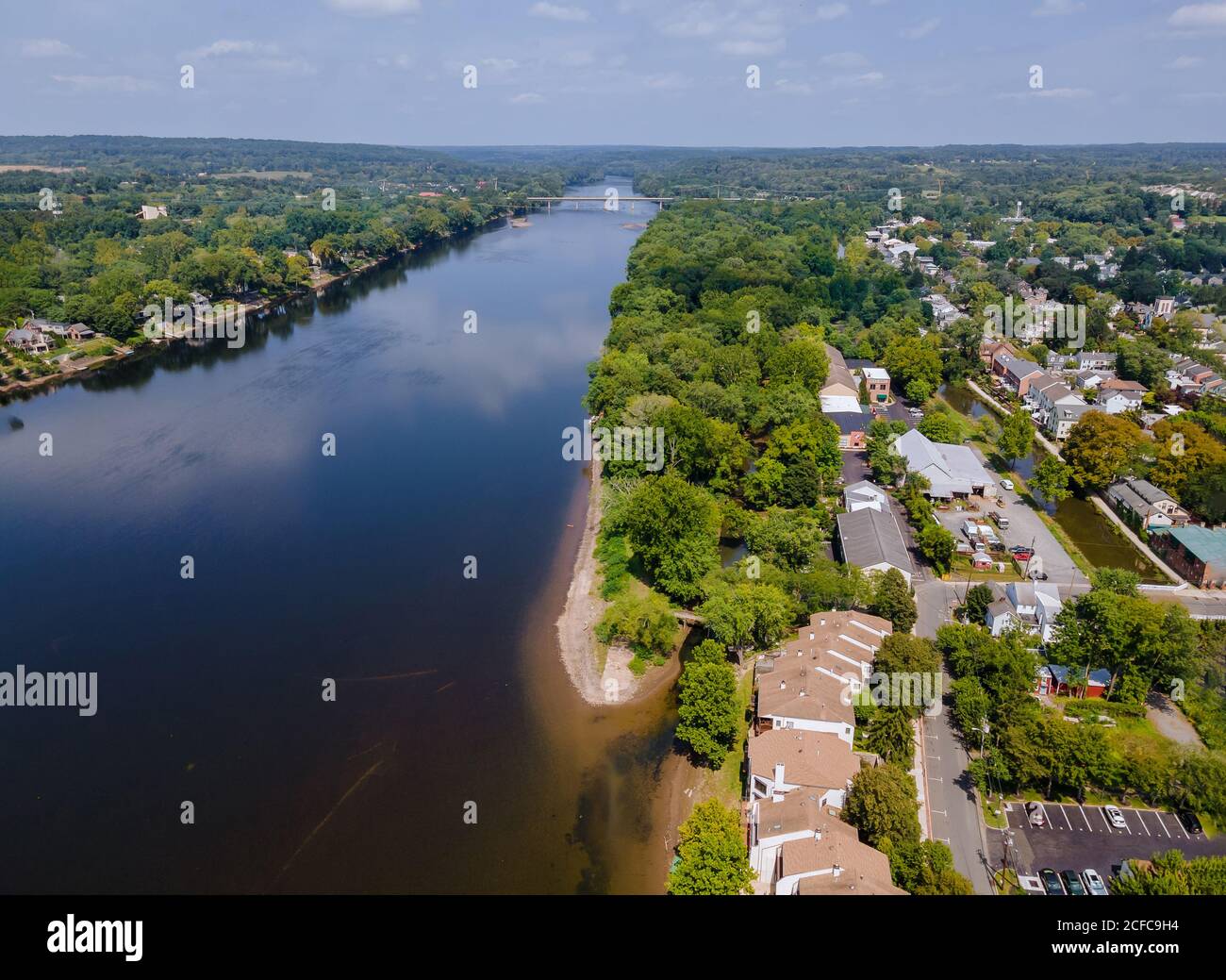Delaware river aerial hi-res stock photography and images - Alamy