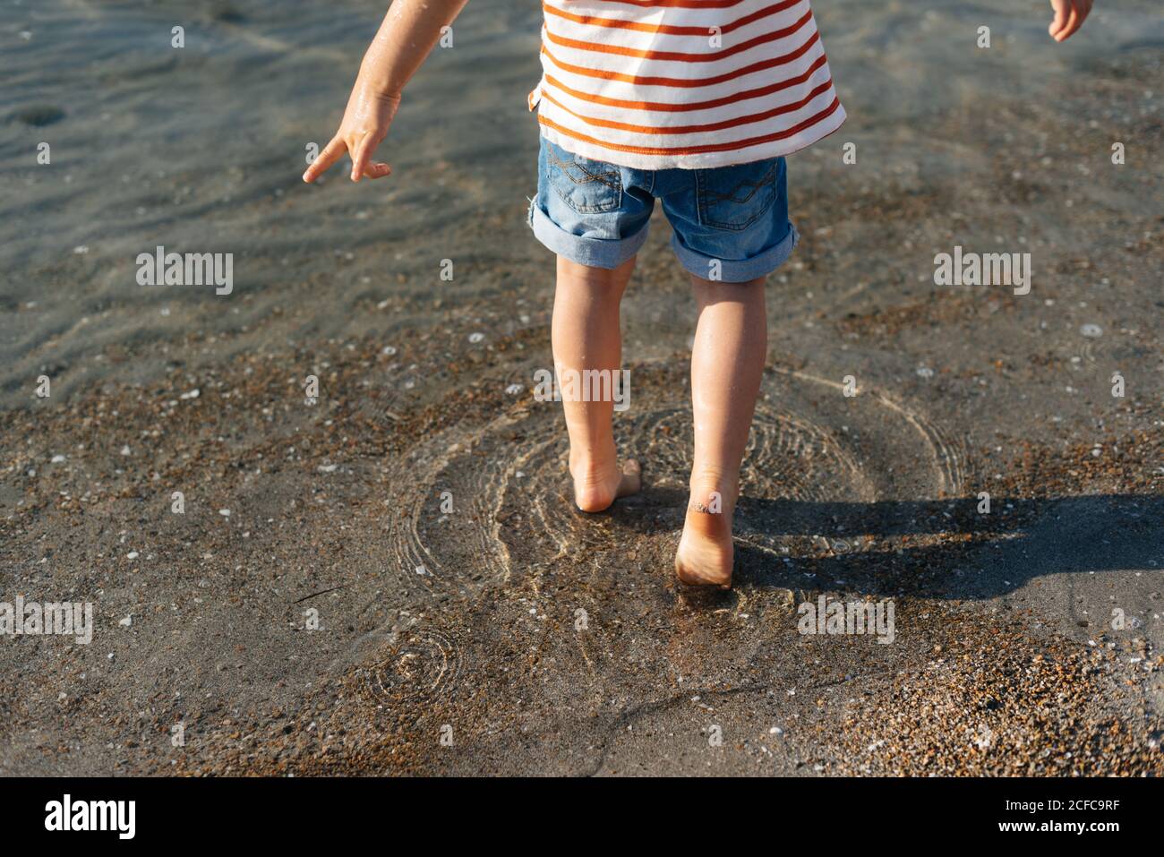 Kid stepping hi-res stock photography and images - Alamy