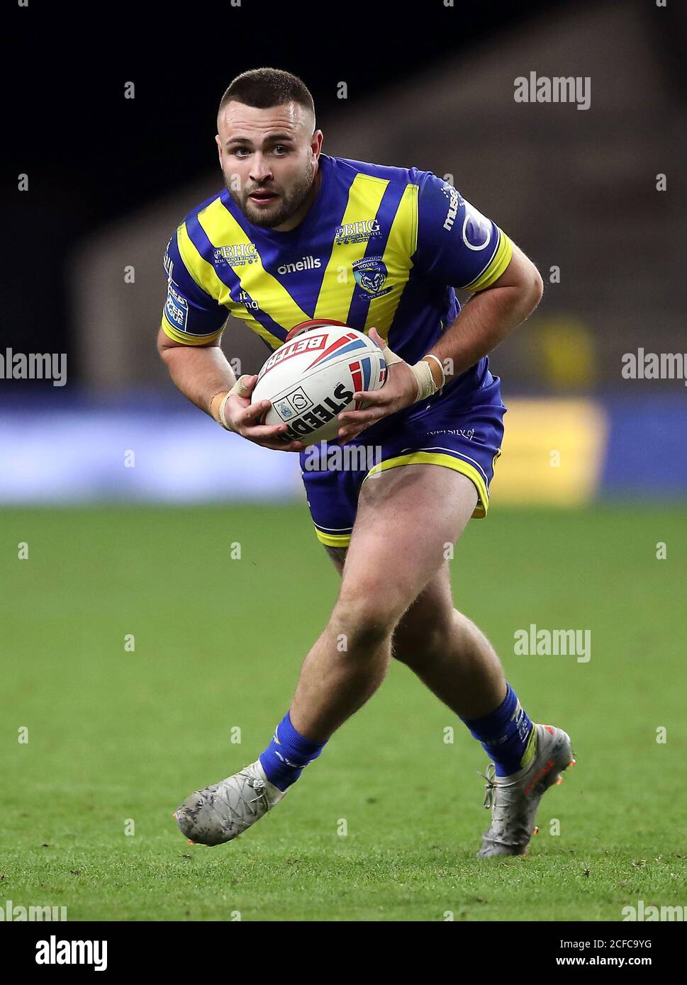 Warrington Wolves' Ellis Robson in action during the Betfred Super ...