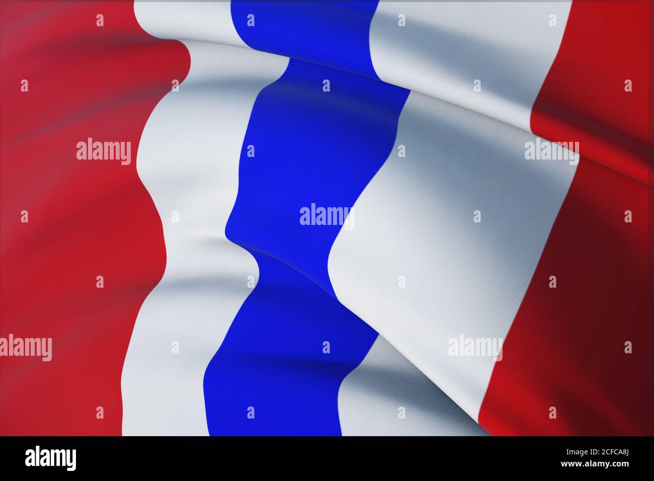 Flag of Omsk Oblast. 3D illustration close-up flag background. Flags of ...