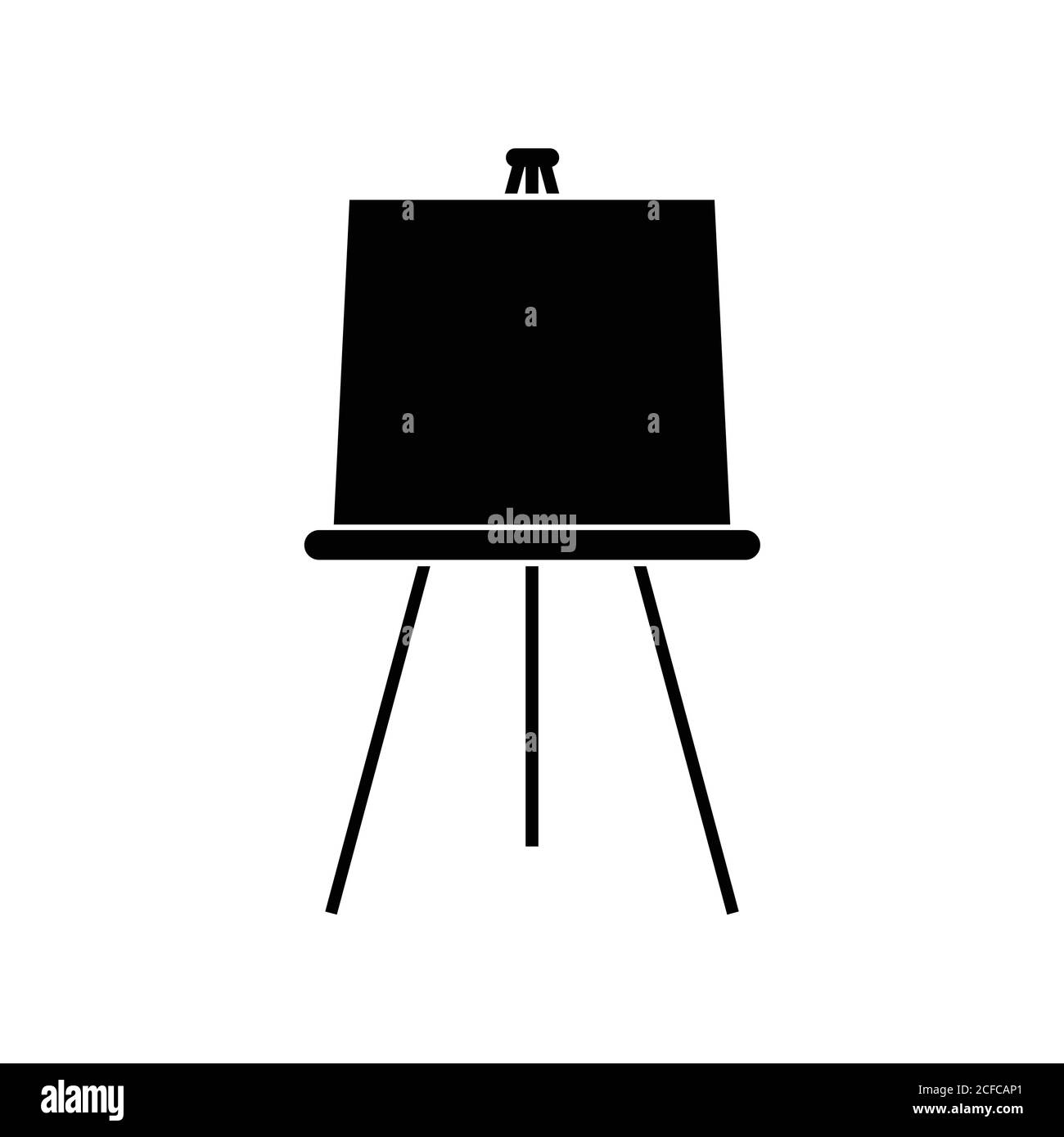 Empty art easel Black and White Stock Photos & Images - Alamy