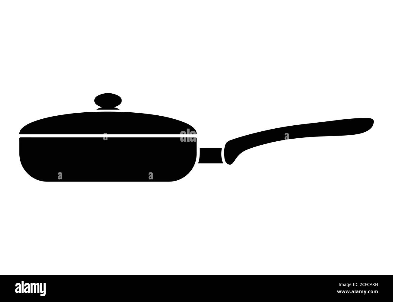 Frying pan icon, vector illustration Stock Vector Image & Art - Alamy