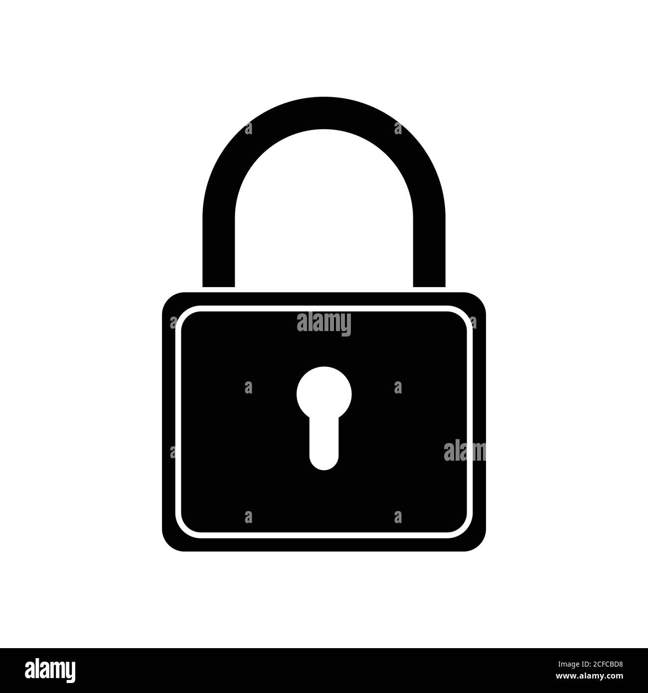3d padlock icon Black and White Stock Photos & Images - Alamy