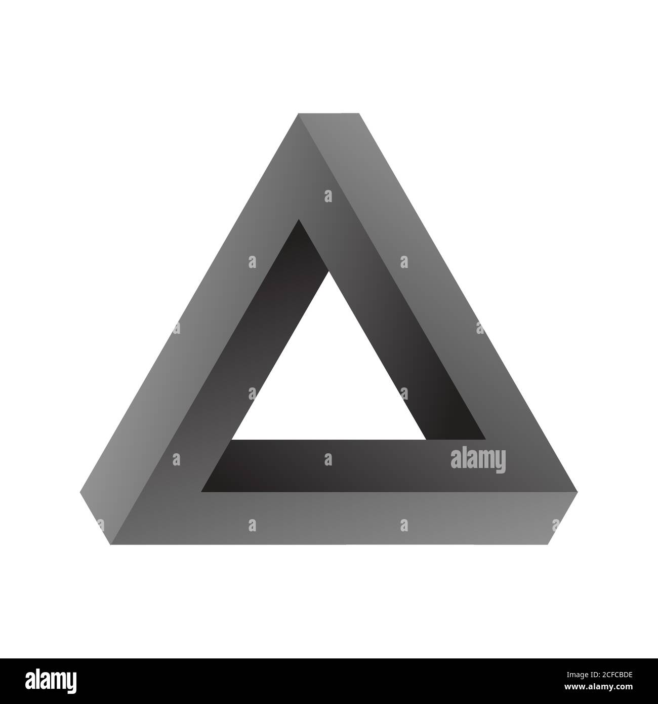 Penrose triangle hi-res stock photography and images - Alamy