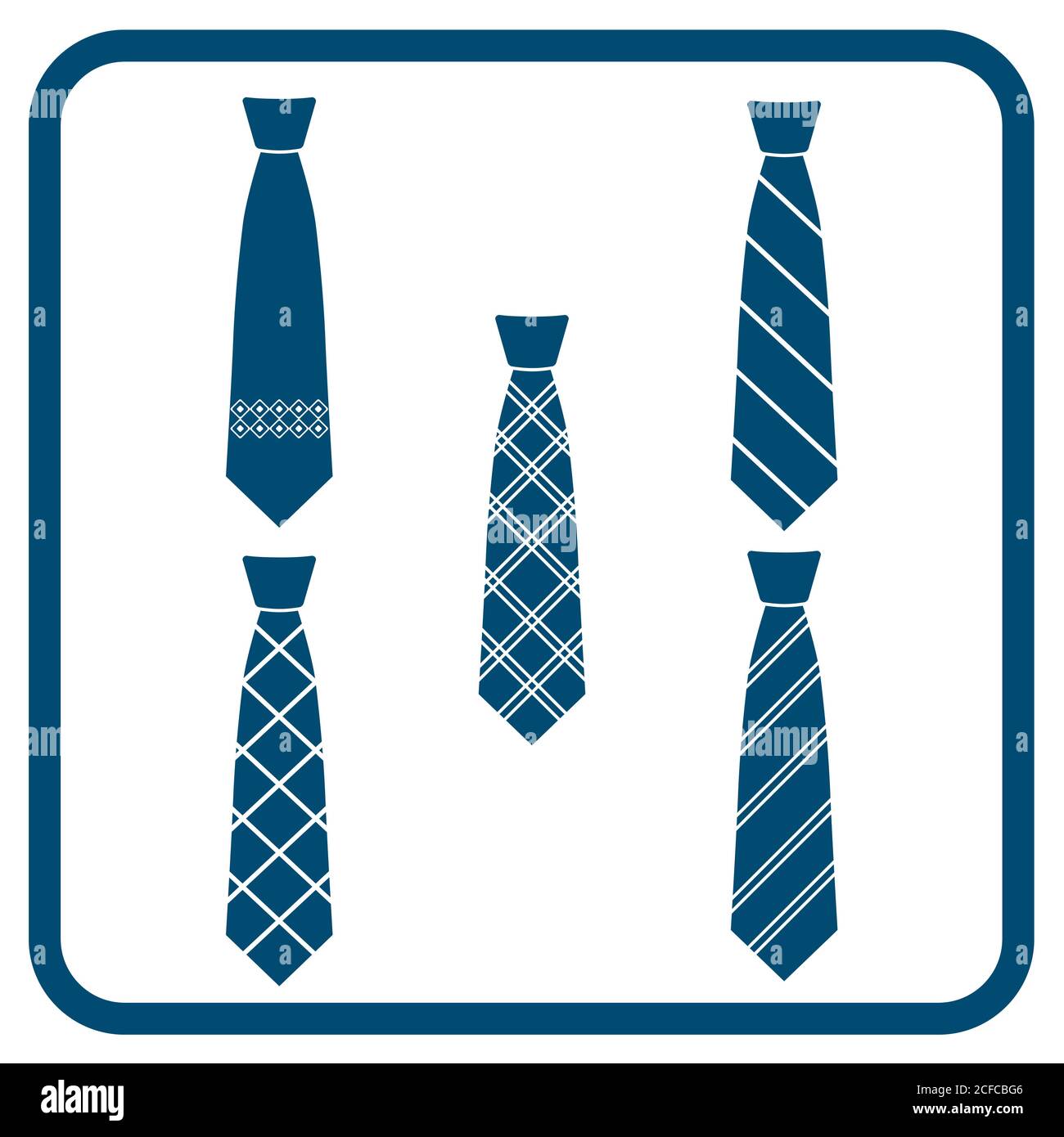 Necktie set, vector illustration Stock Vector Image & Art - Alamy