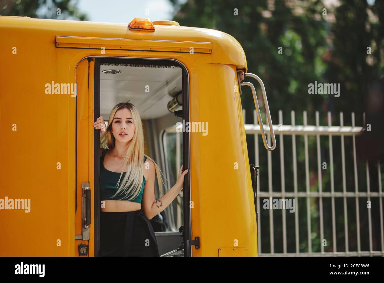 Train drivers cabin hi-res stock photography and images - Alamy