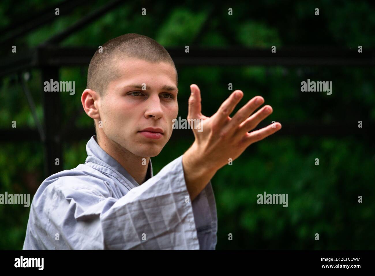 Raising arm hi-res stock photography and images - Alamy
