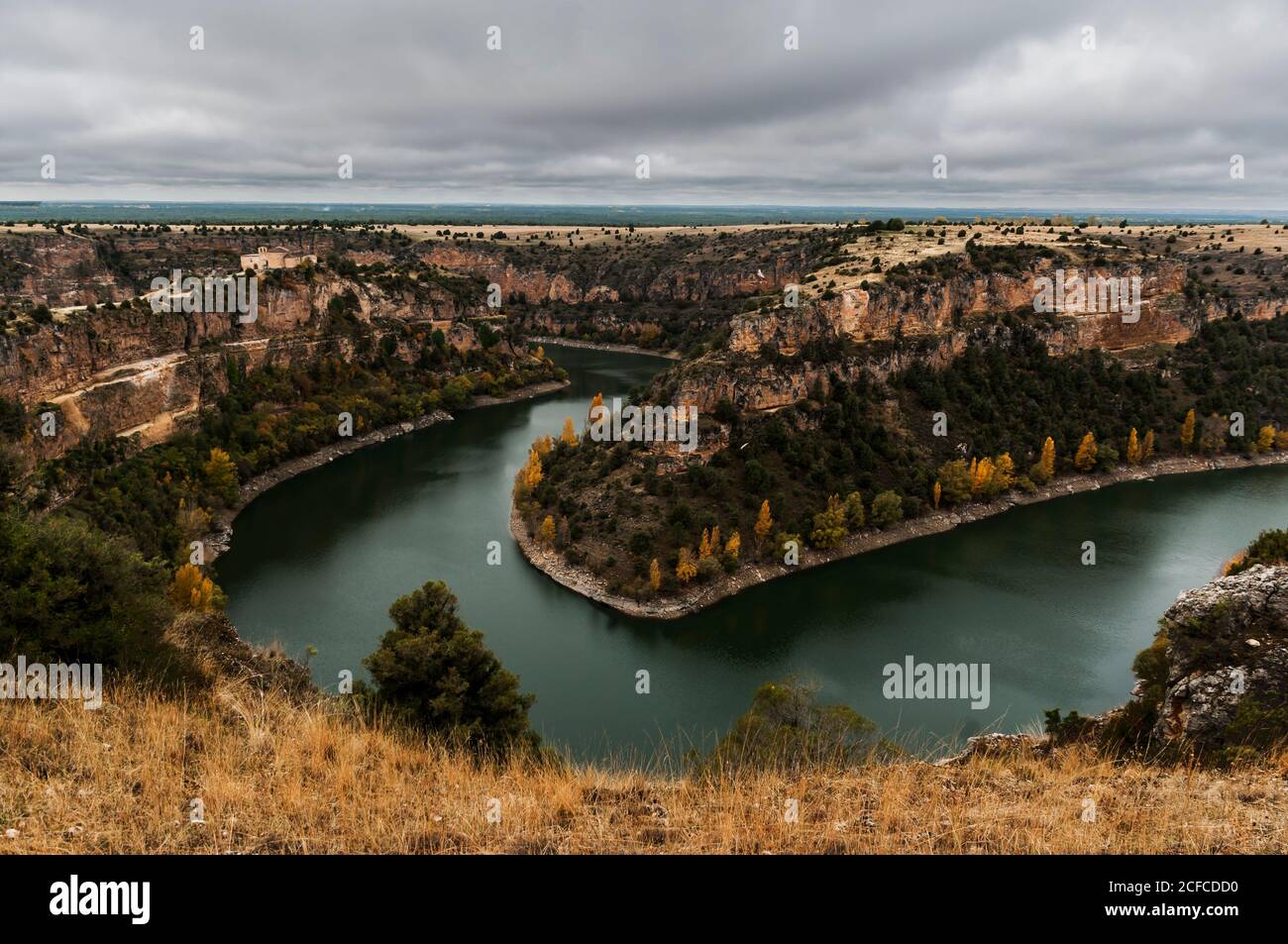 The Hoces del Río Duratón Natural Park is a protected area that ...