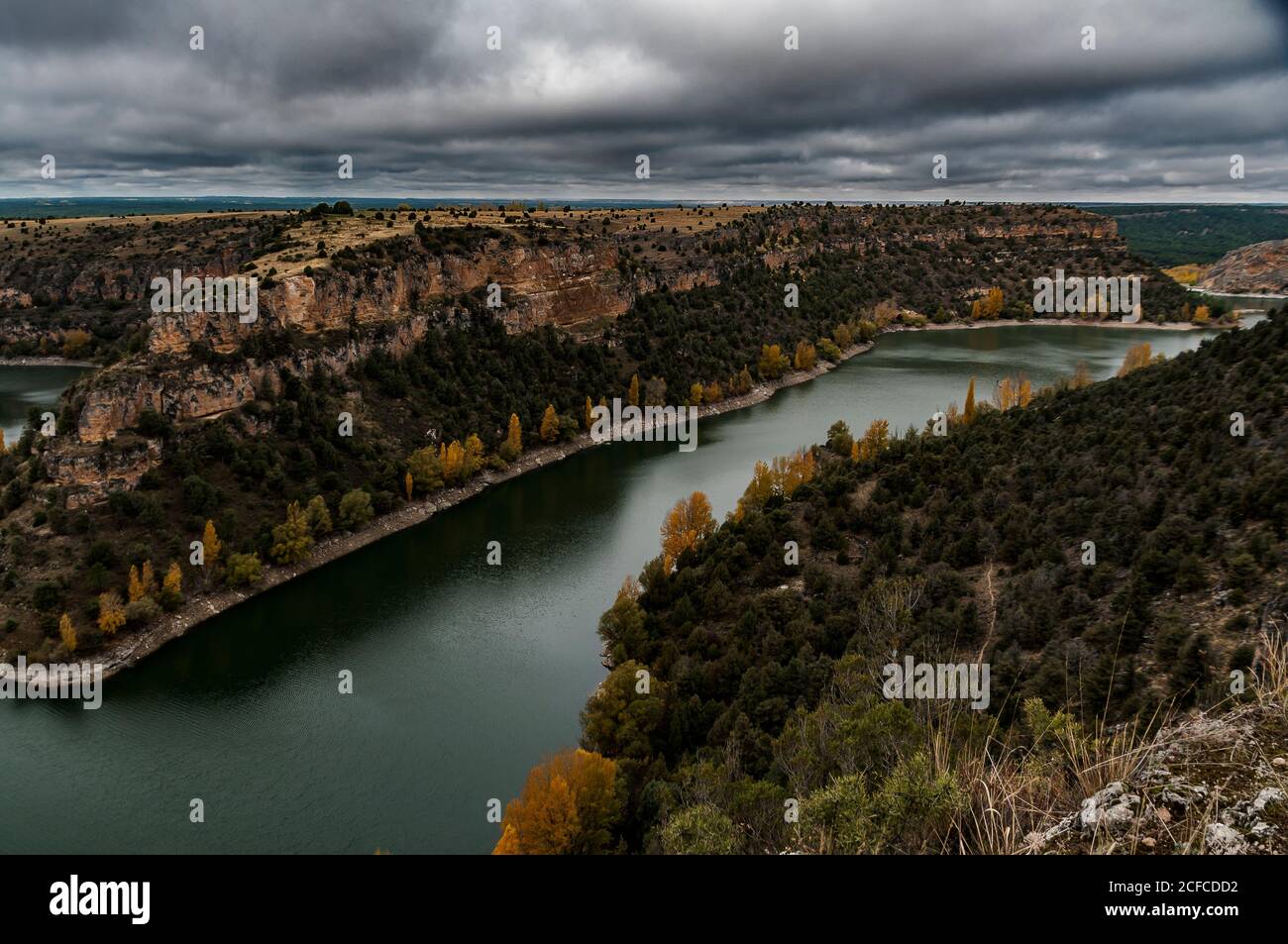 The Hoces del Río Duratón Natural Park is a protected area that ...