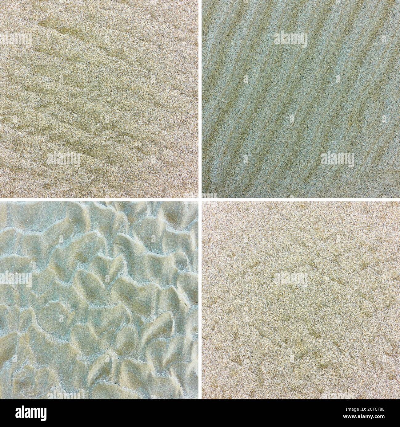 Set of textures of dry sea sand. Natural backgrounds Stock Photo - Alamy