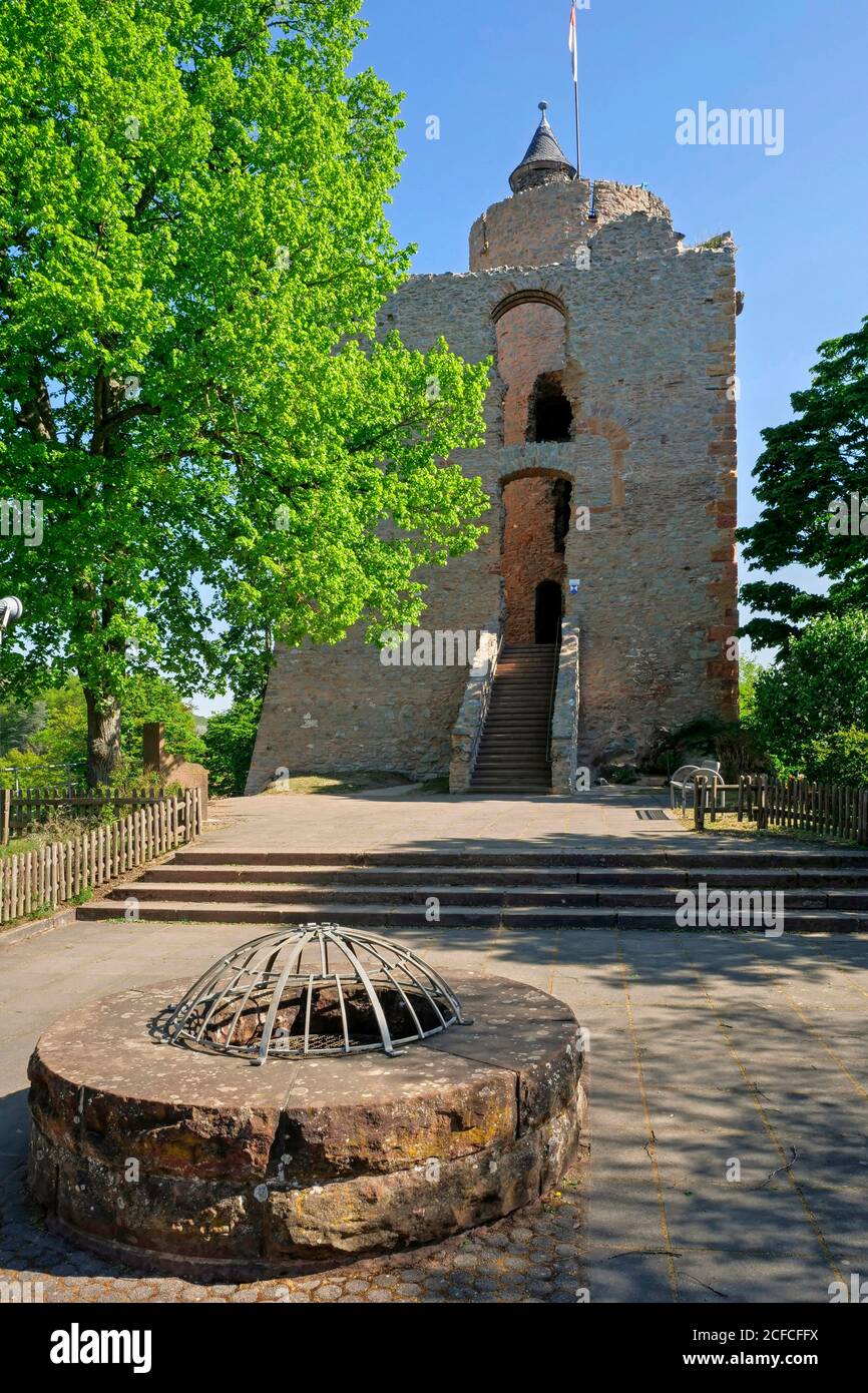 Ruined castle of saarburg hi-res stock photography and images - Alamy