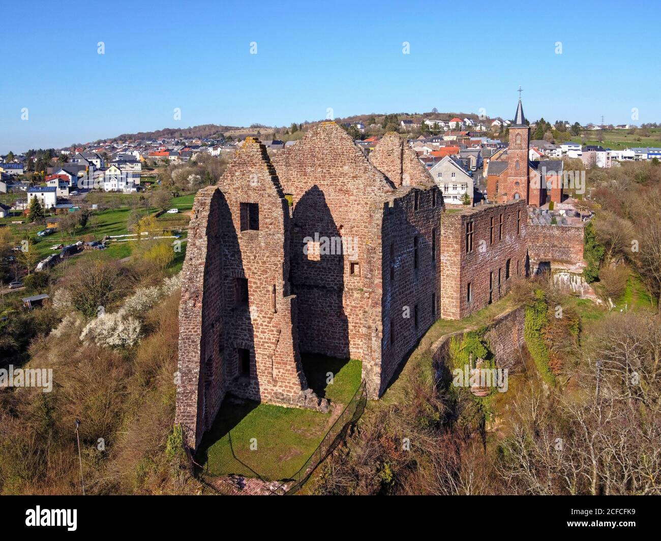 Freudenburg castle ruins hi-res stock photography and images - Alamy