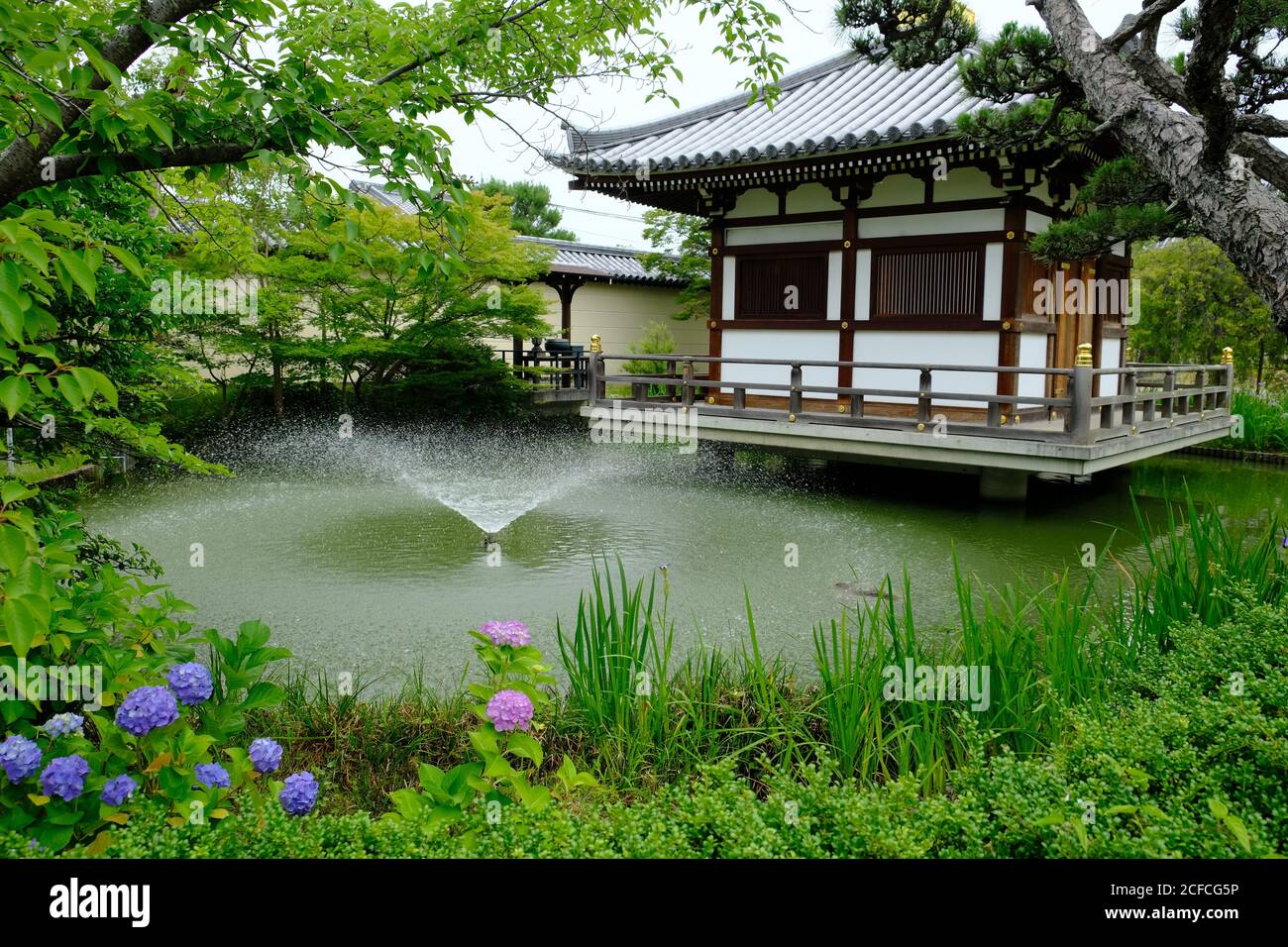 Nara Japan - Nara Park landscaped park with ancient temples Stock Photo ...