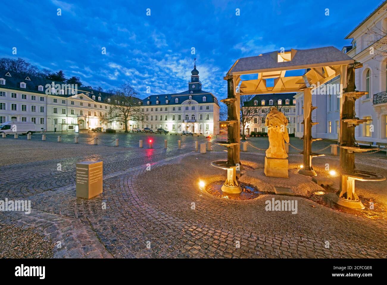 Schloßplatz and Altes Rathaus, Saarbruecken, Saarland, Germany Stock ...