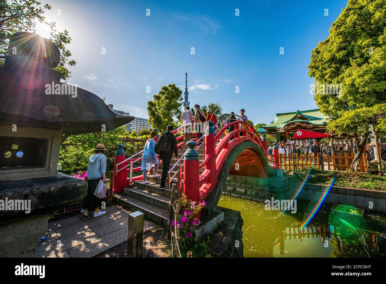 Kameido Tenjin Shrine Stock Photo - Alamy