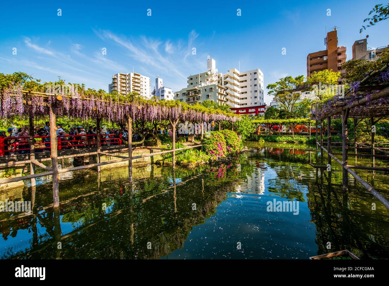 Kameido Tenjin Shrine Stock Photo - Alamy