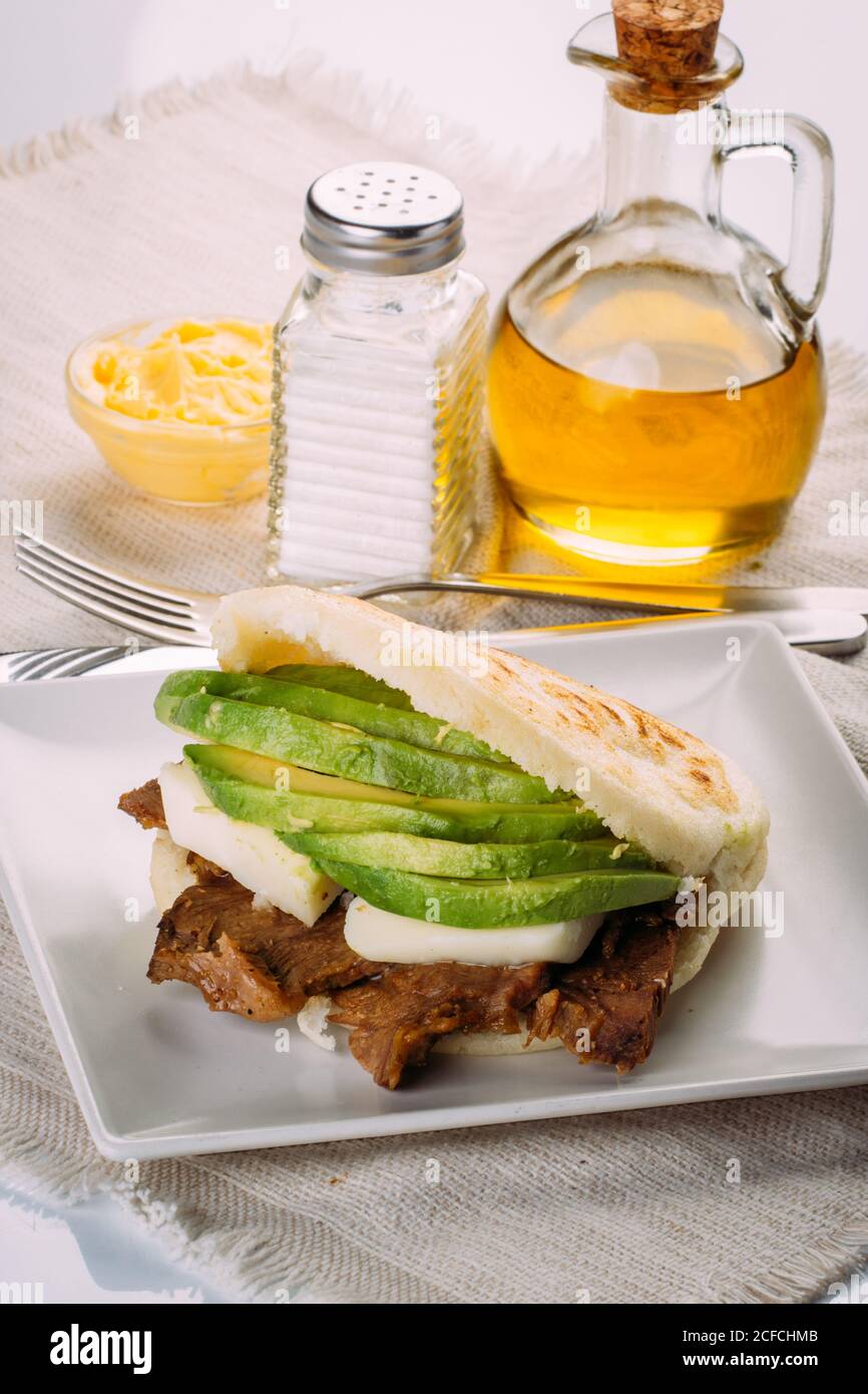 Stuffed arepa hi-res stock photography and images - Alamy