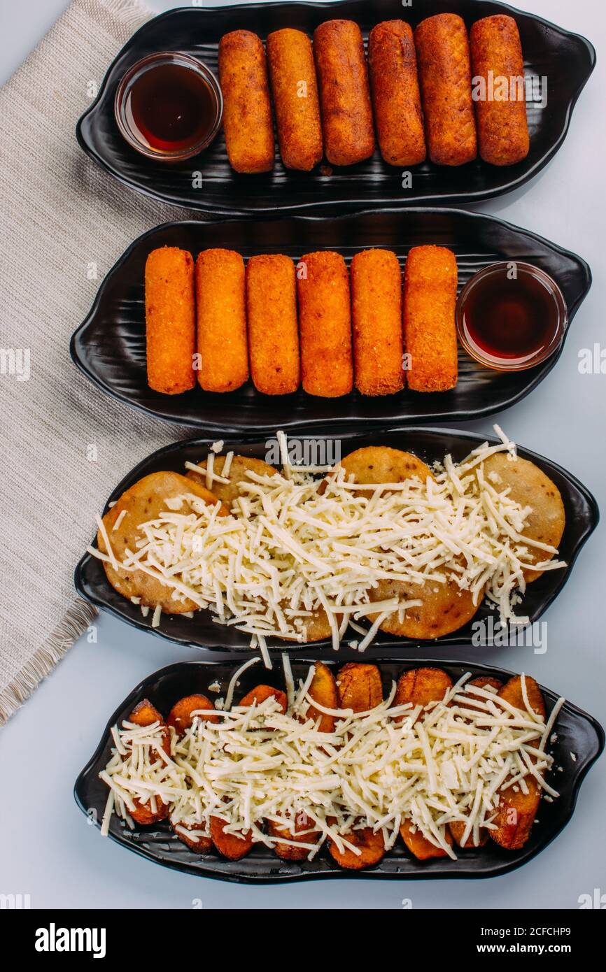 Combinations venezuelan dishes hi-res stock photography and images - Alamy