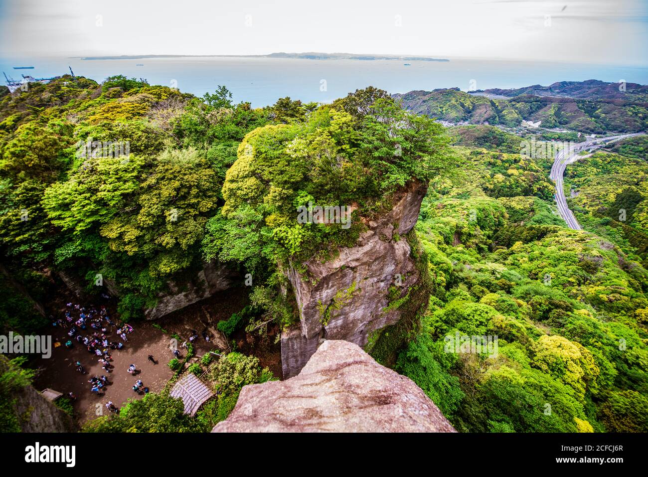 The view from Mount Nokogiri in Chiba, Japan Stock Photo - Alamy