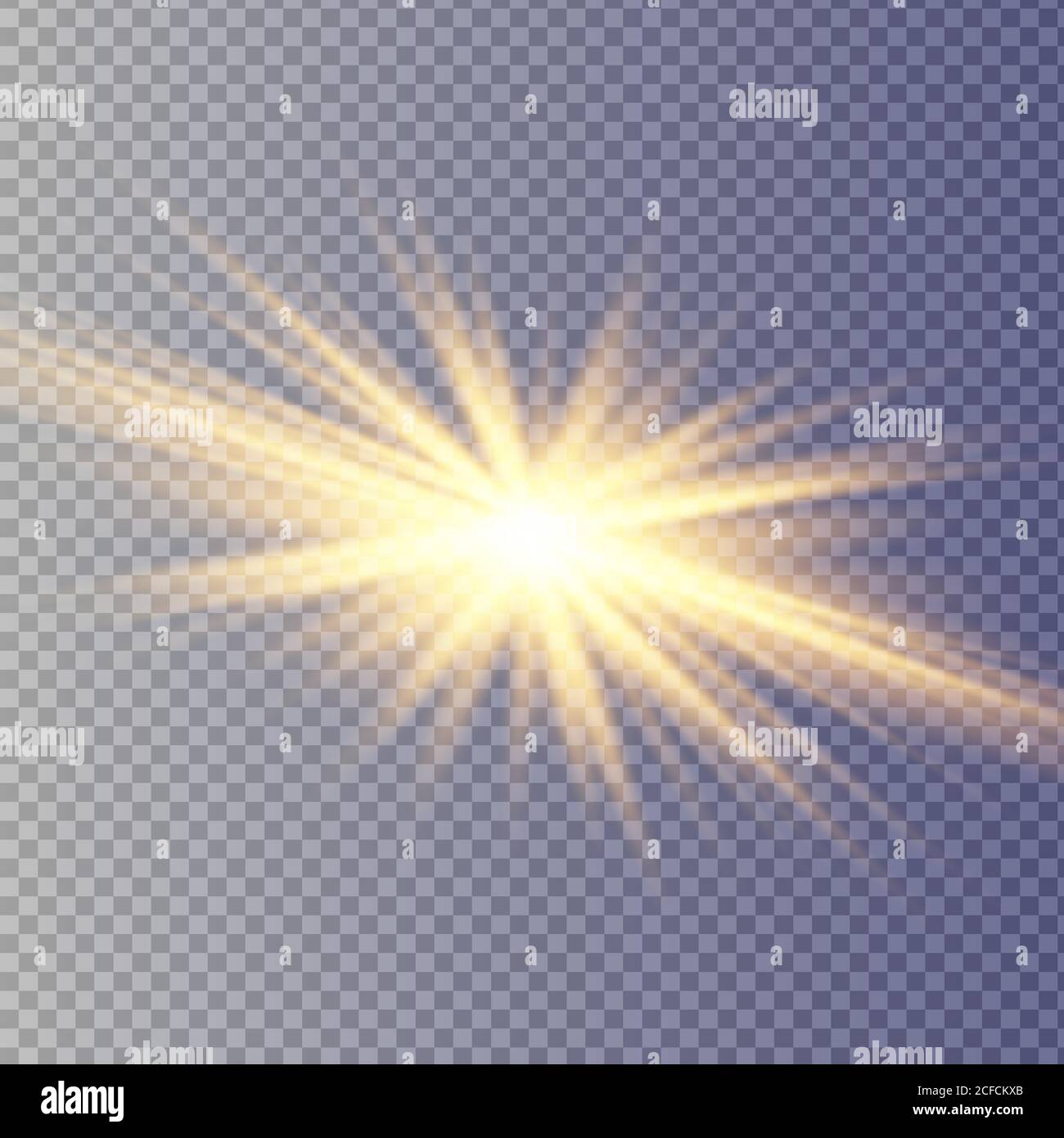 Glow isolated white light effect Stock Vector Image & Art - Alamy