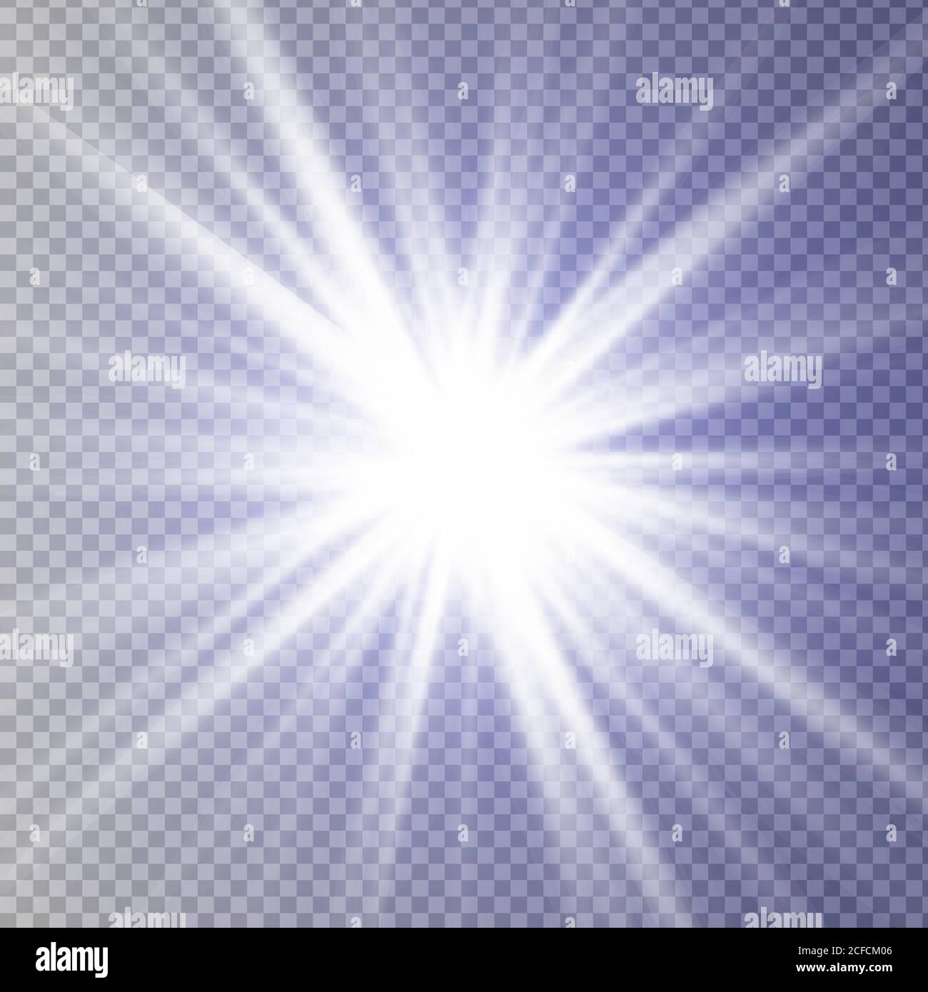 Glow isolated white light effect Stock Vector Image & Art - Alamy