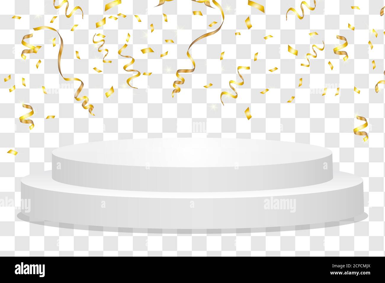 Podium light colorful confetti hi-res stock photography and images - Alamy