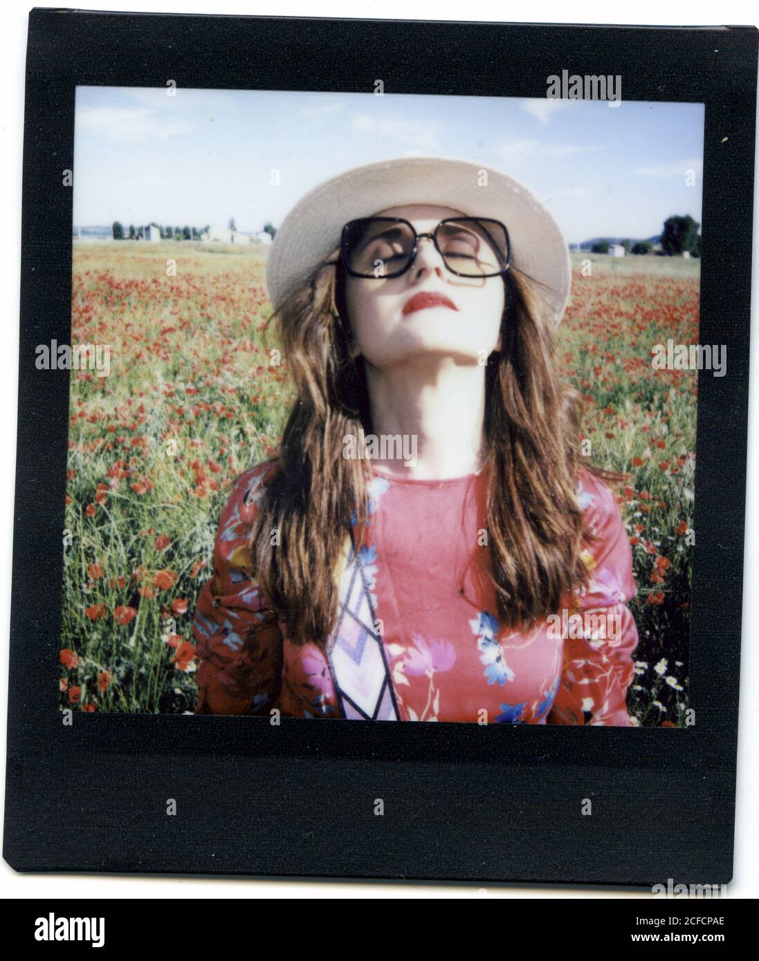 Sunglasses woman nature Cut Out Stock Images & Pictures - Alamy