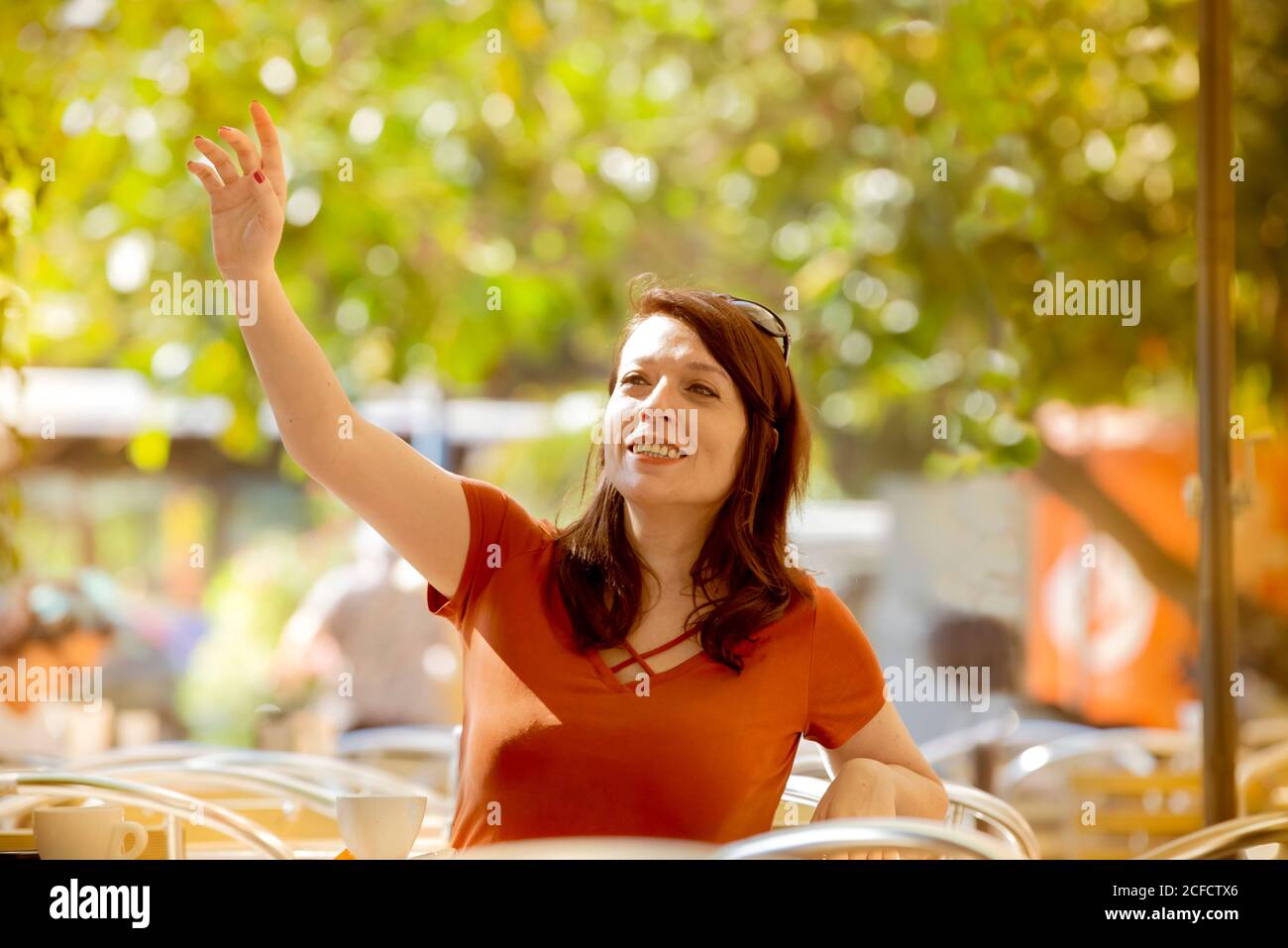 Lady waiter hi-res stock photography and images - Alamy