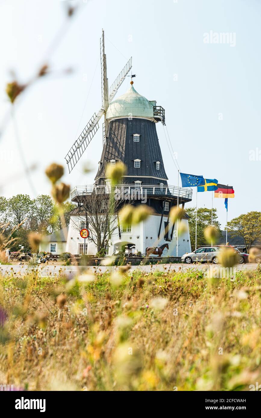 Largest windmill in the north in Sandvik Stock Photo - Alamy