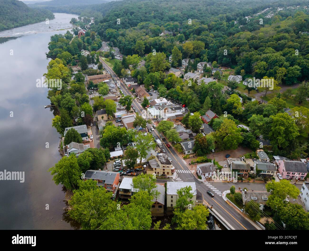 Delaware river aerial hi-res stock photography and images - Alamy